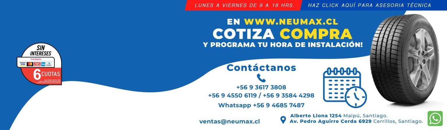 Neumax - Compra y cambia tus neumáticos online